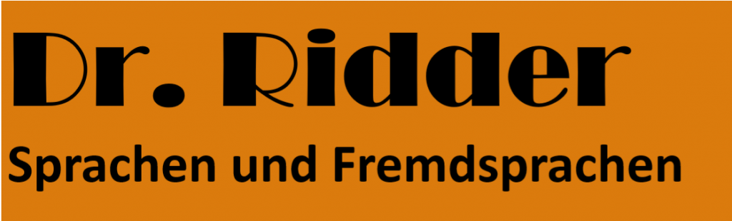 Unser Angebot – Dr. Ridder